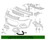 2017-2021 Chevrolet Trax Bumper Trim 42392705 | GMPartsDirect.com