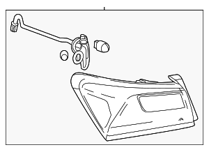 Rear Passenger Side Stop Lamp 84882384 GM | GMPartsDirect.com