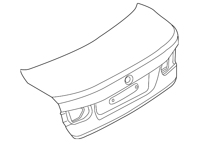 41007288757 - 2012-2018 BMW Trunk Lid (41-00-7-288-757) | BMW of South ...