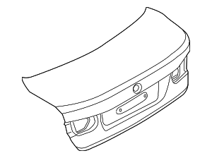 41007288757 - 2012-2018 BMW Trunk Lid (41-00-7-288-757) | BMW of South ...