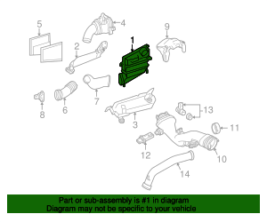 2007-2012 Mercedes-Benz Air Cleaner Assembly 642-090-41-01 | MB Online ...