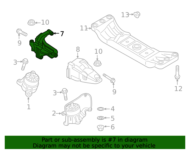 2019-2022 Genesis G70 Side Mount Bracket 21825-J5400 | OEM Parts Online