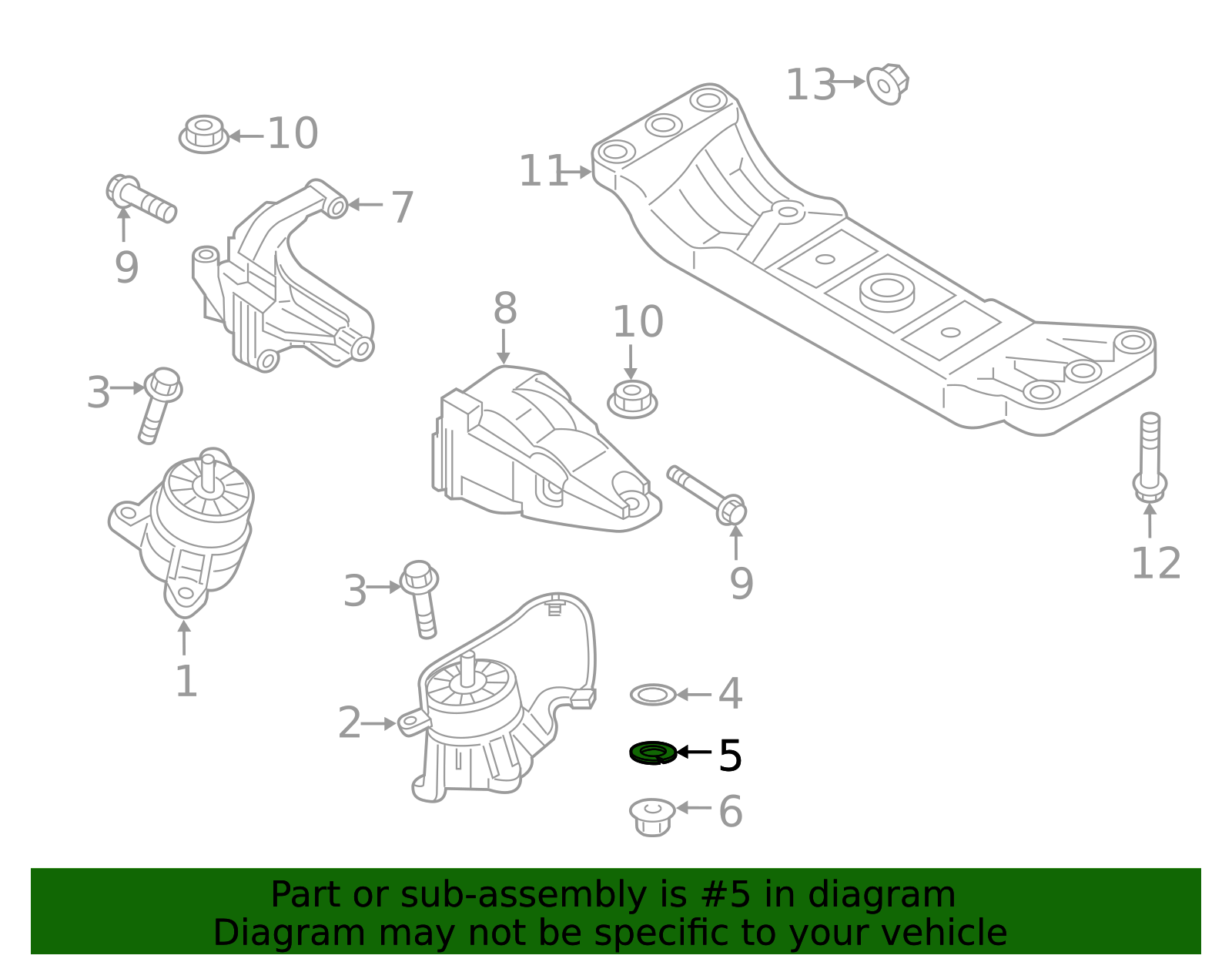 21825-J5400 - High-Quality Engine Mount Support Bracket for 2019-2025 ...