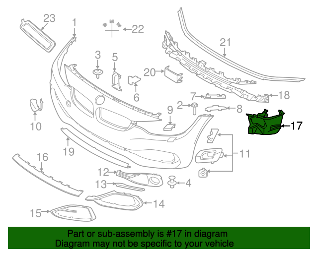 51117294655 - 2014-2020 BMW Support Panel (51-11-7-294-655) | BMW of ...