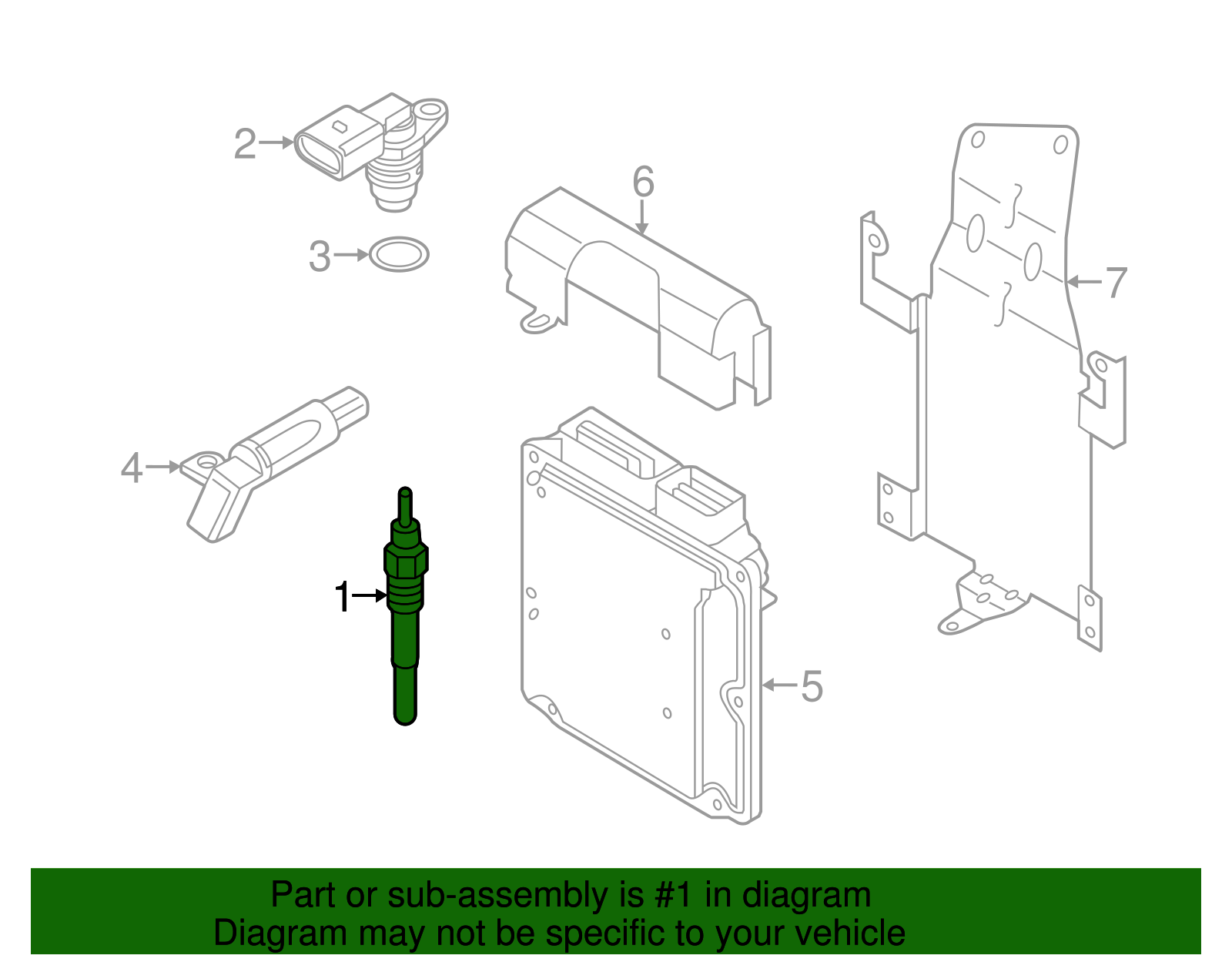 2011-2016 Volkswagen Glow Plug 03L-905-061-L | OEM Parts Online