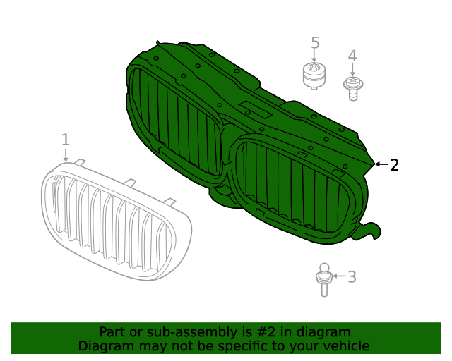 Genuine BMW 51-13-7-497-777 | Radiator Shutter Assembly | FREE Shipping ...