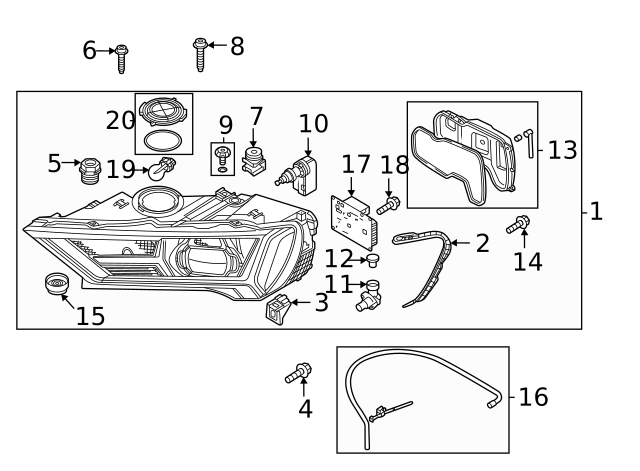 2008-2024 Audi Signal Bulb N-107-763-02 | OEM Parts Online