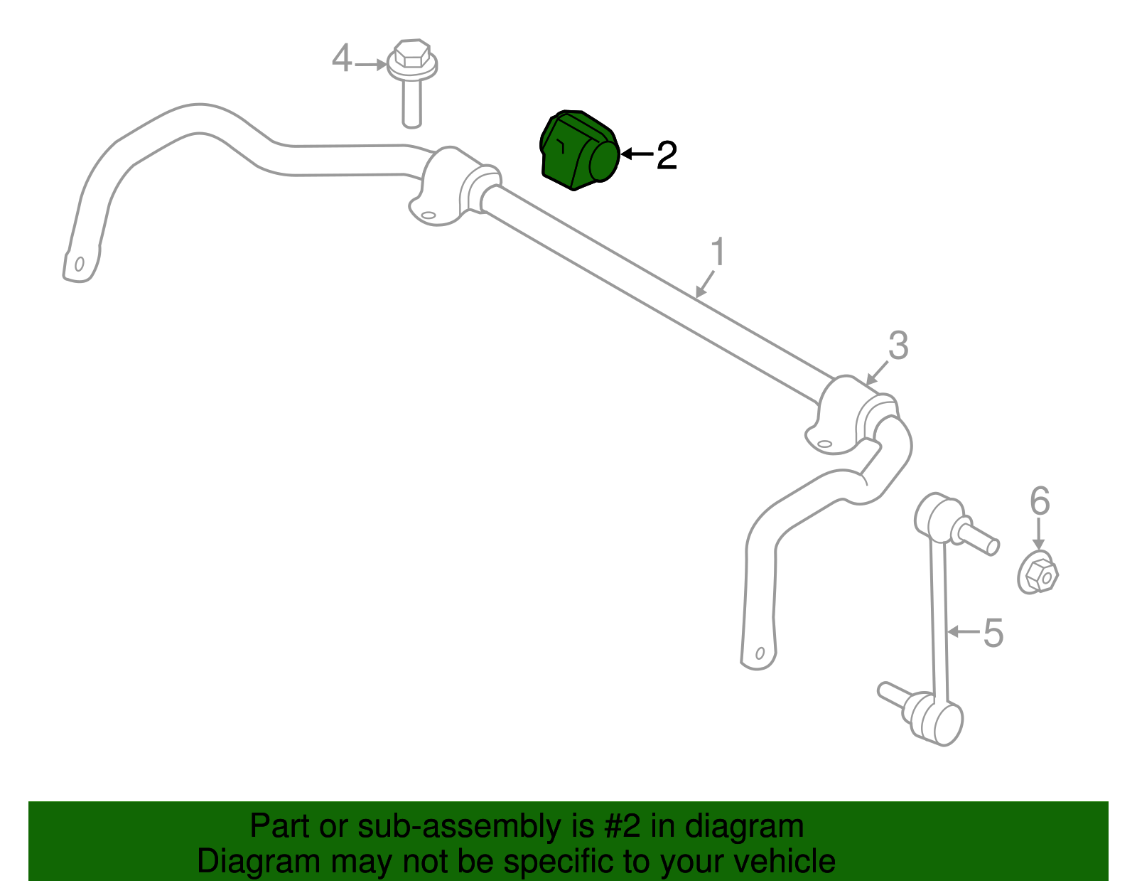 2014-2024 Land Rover Bushing LR043584 | JaguarParts.com