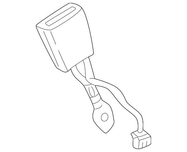 203-860-19-69 - Buckle 2001-2009 Mercedes-Benz | Mercedes-Benz USA Parts