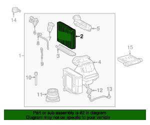 88501-52080 - A/C Evaporator Core 2003-2006 Toyota | AutoNationParts.com