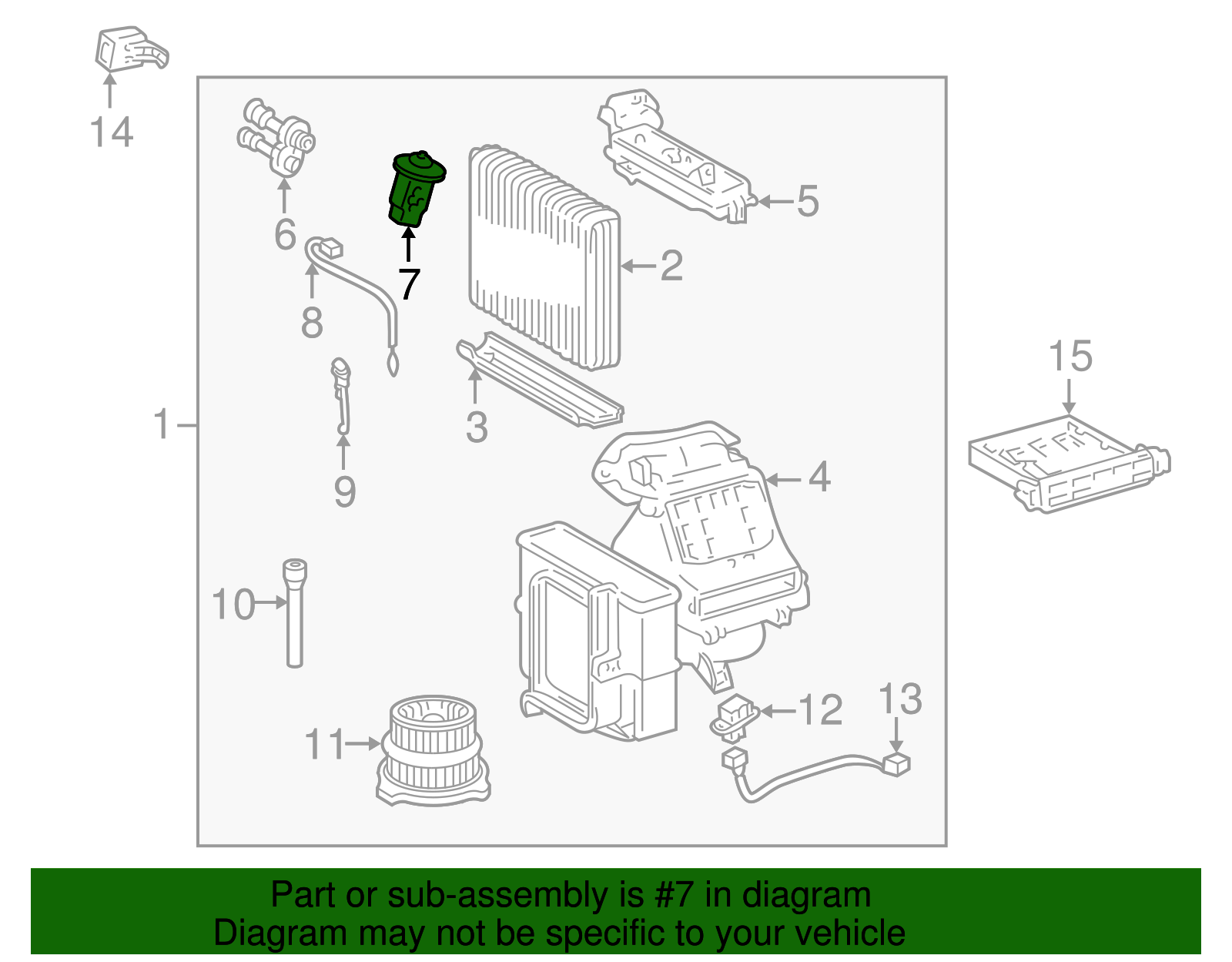 2000-2006 Toyota Expansion Valve 88515-52040 | Toyota Parts Center
