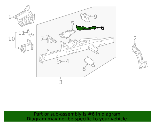 906-627-02-00 - Mount Panel 2017-2024 Mercedes-Benz | Mercedes-Benz USA ...