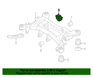 2012-2020 BMW Vibration absorber 33-31-6-855-896 | AutoNationParts.com