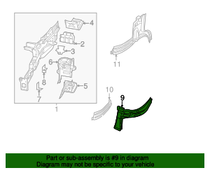 2014-2023 Ram Upper Rail 68159487AB | Mopar Parts Canada
