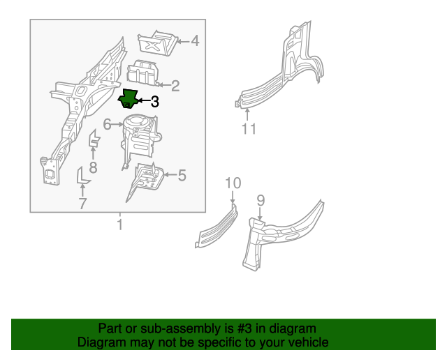 2014-2021 Ram Jack Bracket 68134007AA | TascaParts.com
