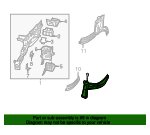 2014-2023 Ram Upper Rail - Driver's Side (LH) 68159487AB | TascaParts.com