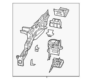 2014-2023 Ram Rail Assembly 68534989ac | TascaParts.com
