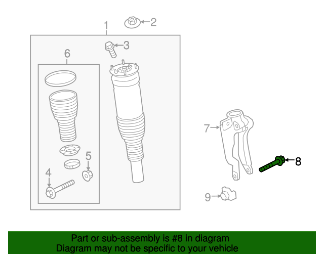 LR034230 - Lower Control Arm Mount Bolt 2013-2022 Land Rover | Land ...