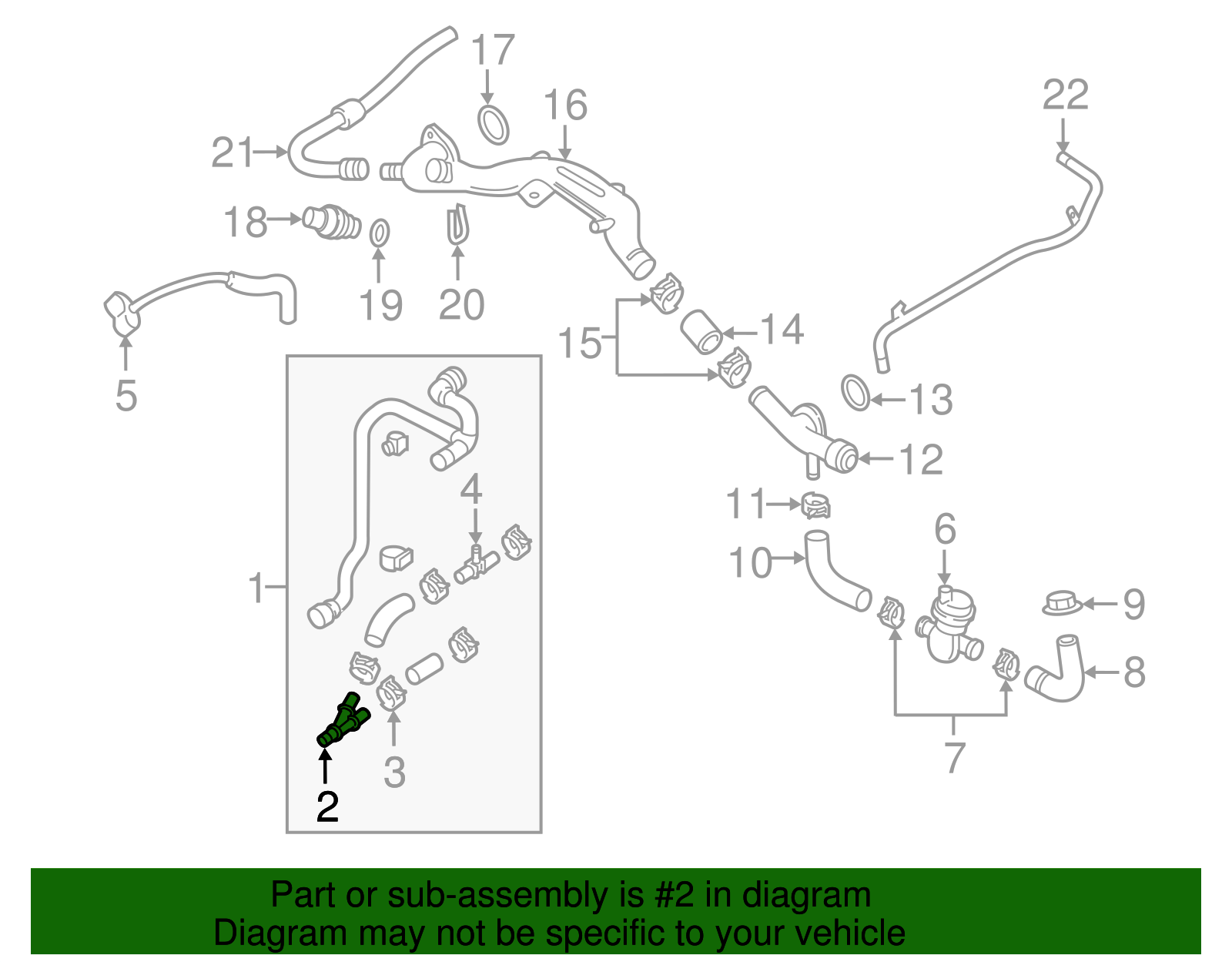 5Q0-121-087-L - High-Quality Radiator Coolant Hose Adapter for 2017 ...