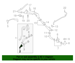 2017-2019 Audi Q7 Hose & Tube Assembly Y-Connector 5Q0-121-087-L | Audi ...
