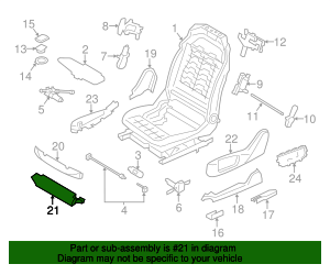 2013-2019 BMW Finisher, upper rail, front, left 52107348071 ...