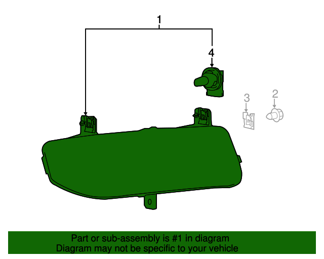 Lamp Fog Right-hand 26155-8995F | OEM Parts Online