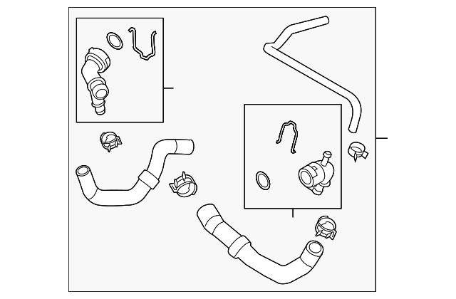 5Q0-122-101-GS - Upper Hose 2019-2024 Volkswagen | Volkswagen Parts Catalog
