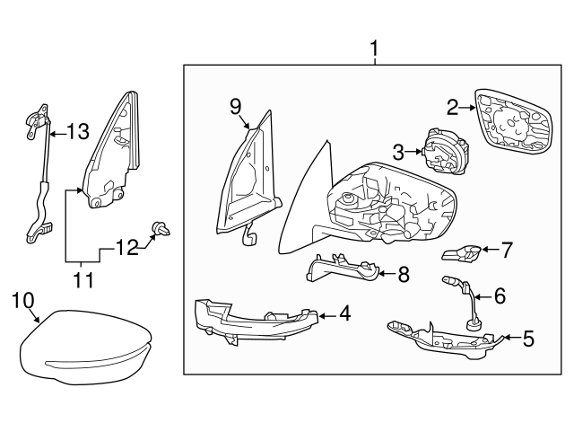 2017-2024 Nissan Actuator 96367-5TA0A | OEM Parts Online