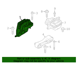 2019-2024 BMW | Motor Mount | 22118835574 | BMW OEM Parts Store