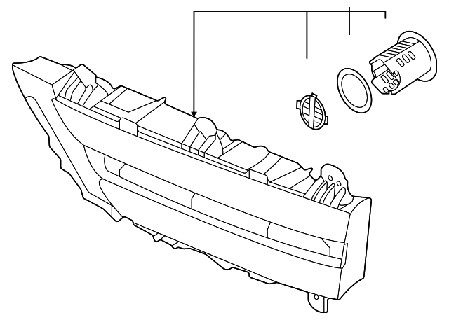 2022 Genesis GV70 Tail Lamp 92403-AR010 | QuirkParts