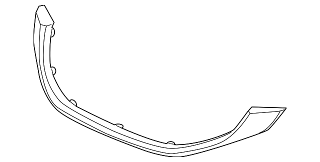 71122-TR3-A01 - Molding, Front Grille - 2013-2015 Honda Civic | Genuine ...