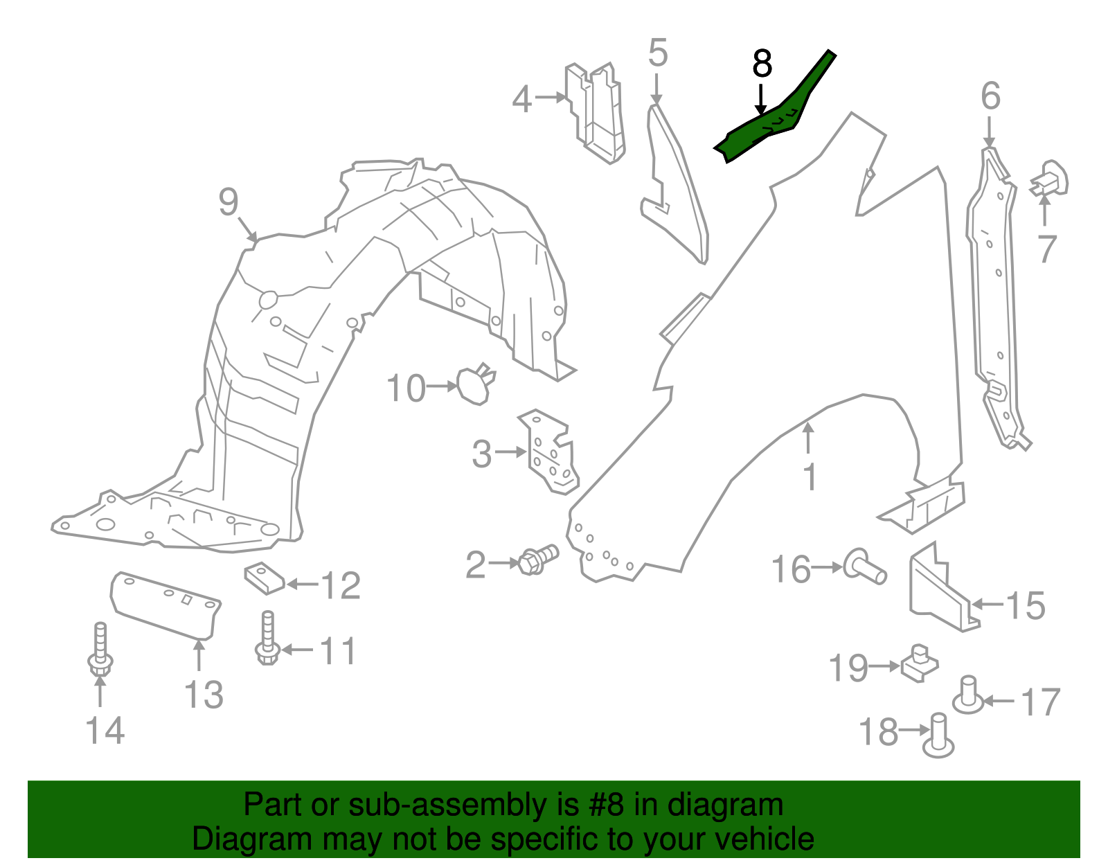 2018-2025 Nissan LEAF Cover 66894-5SA0A | Team Nissan Inc.