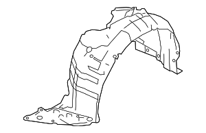 2018-2022 Nissan LEAF Fender Liner 63843-5SA0A | Nissan Parts Plus