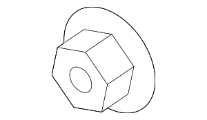 WHT-003-207 - Rear Fender Liner Retainer Nut 2008-2024 Audi | Audi OEM ...