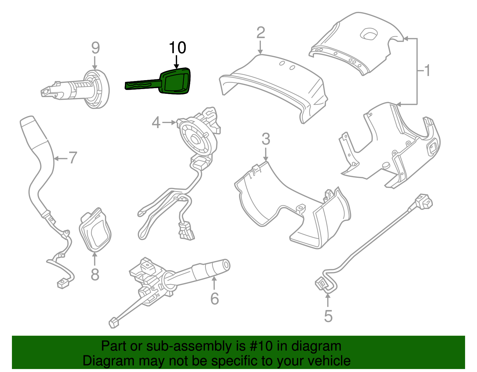 2015-2020 GM Door Lock and Ignition Key 13523882 | Chevy Parts Pros