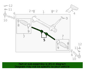2019-2024 Mazda 3 Inner Tie Rod BCKA-32-240 | OEM Parts Online