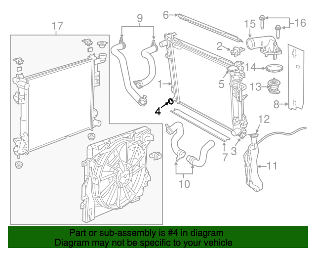 2005-2024 Mopar Radiator Drain Plug 05140661AA | Mopar Parts Canada
