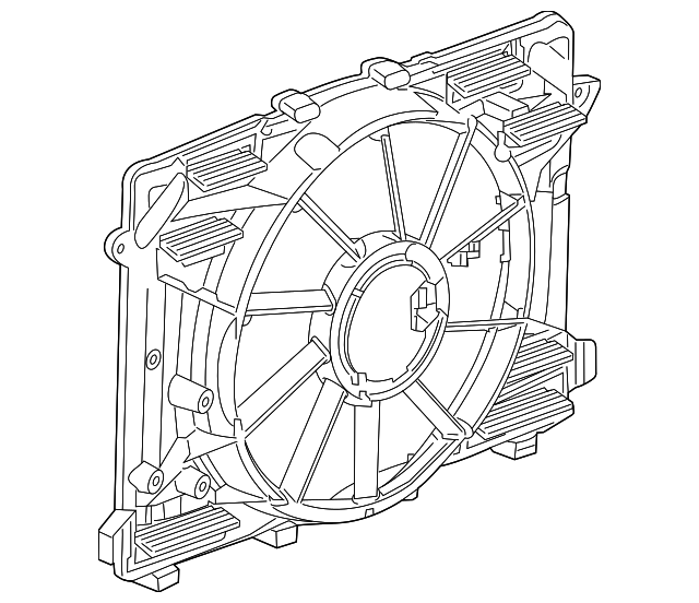 2019 Cadillac CT6 Engine Cooling Fan Shroud 84109931 | GMPartsDirect.com