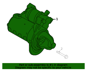 36100-2S010 - Starter Motor 2020-2024 Hyundai | AutoNation Parts
