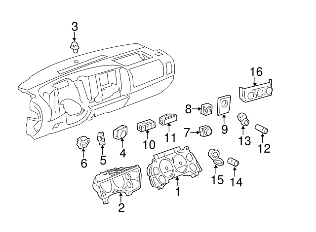 2011-2014 GM Inst Cluster 22838400 | Capital Chevrolet Parts