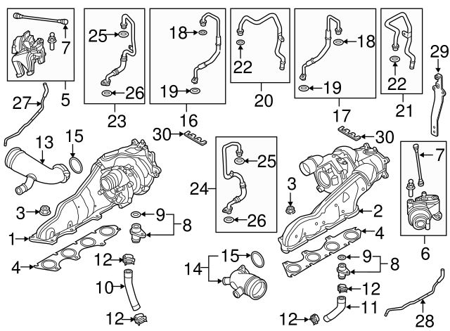 2014-2018 Audi Turbocharger 079-145-721-B | AUDI HENDERSON
