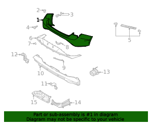 2021-2022 Hyundai Elantra Bumper Cover 86611-AA800 | QuirkParts