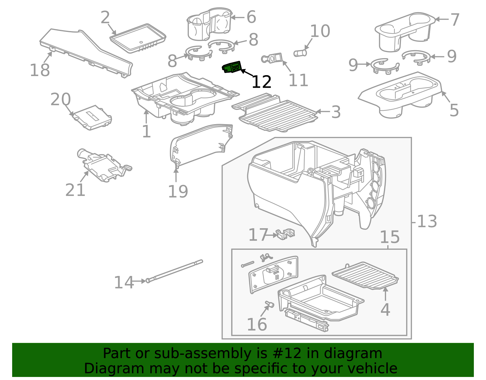 2021-2024 GM Black Multimedia Receptacle 84466390 GM | GMPartsDirect.com