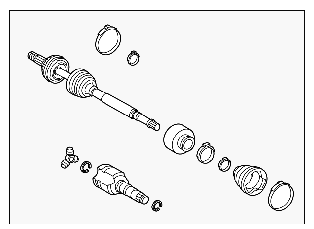 2014-2019 Toyota Corolla Axle Assembly 43420-02B62 | Ourisman Toyota Parts