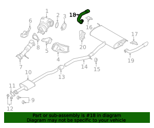 2019-2020 Volvo Exhaust Tail Pipe - Driver's Side (LH) 31493473 ...