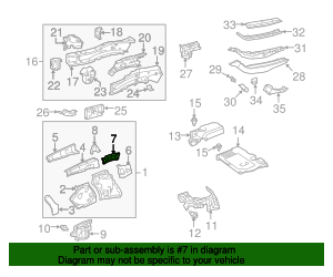2010-2015 Lexus Inner Brace 55721-0E040 | OEM Parts Online