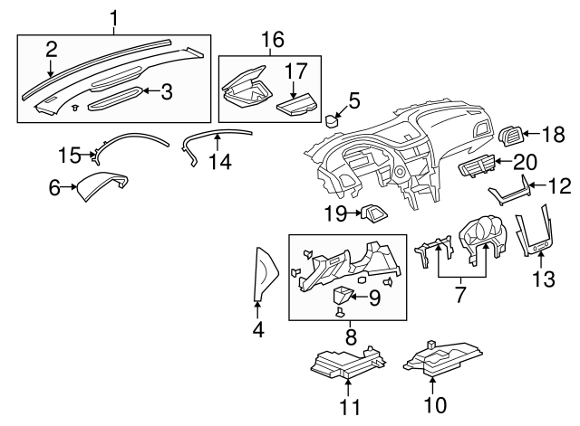 20989770 Plate - New OEM Part From GM Parts Direct | GM Parts Store