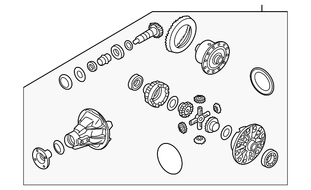 53105-3E301 - Differential Assembly 2005-2006 Kia Sorento | Kia.Parts Store