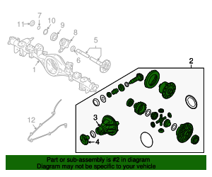 53105-3E301 - Differential Assembly 2005-2006 Kia Sorento | Kia.Parts Store