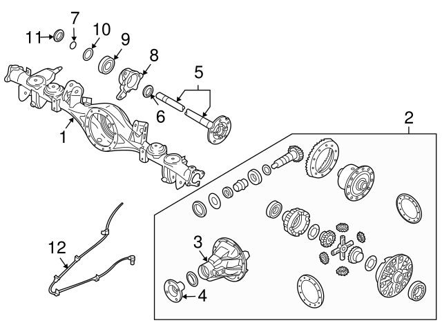 53105-3E301 - Differential Assembly 2005-2006 Kia Sorento | Kia.Parts Store